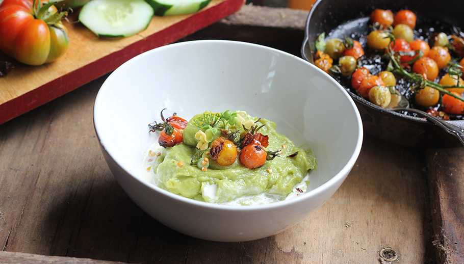 Roasted Tomato + Avocado Soup - Prescribe Nutrition